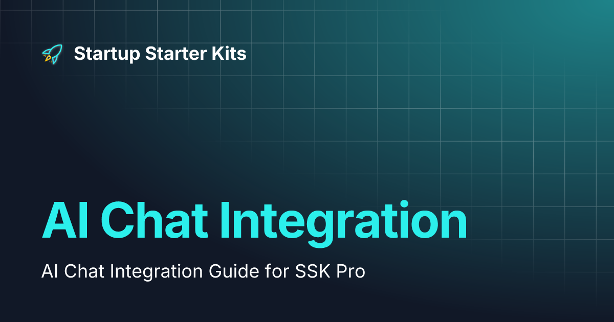 AI Chat Integration | Startup Starter Kits